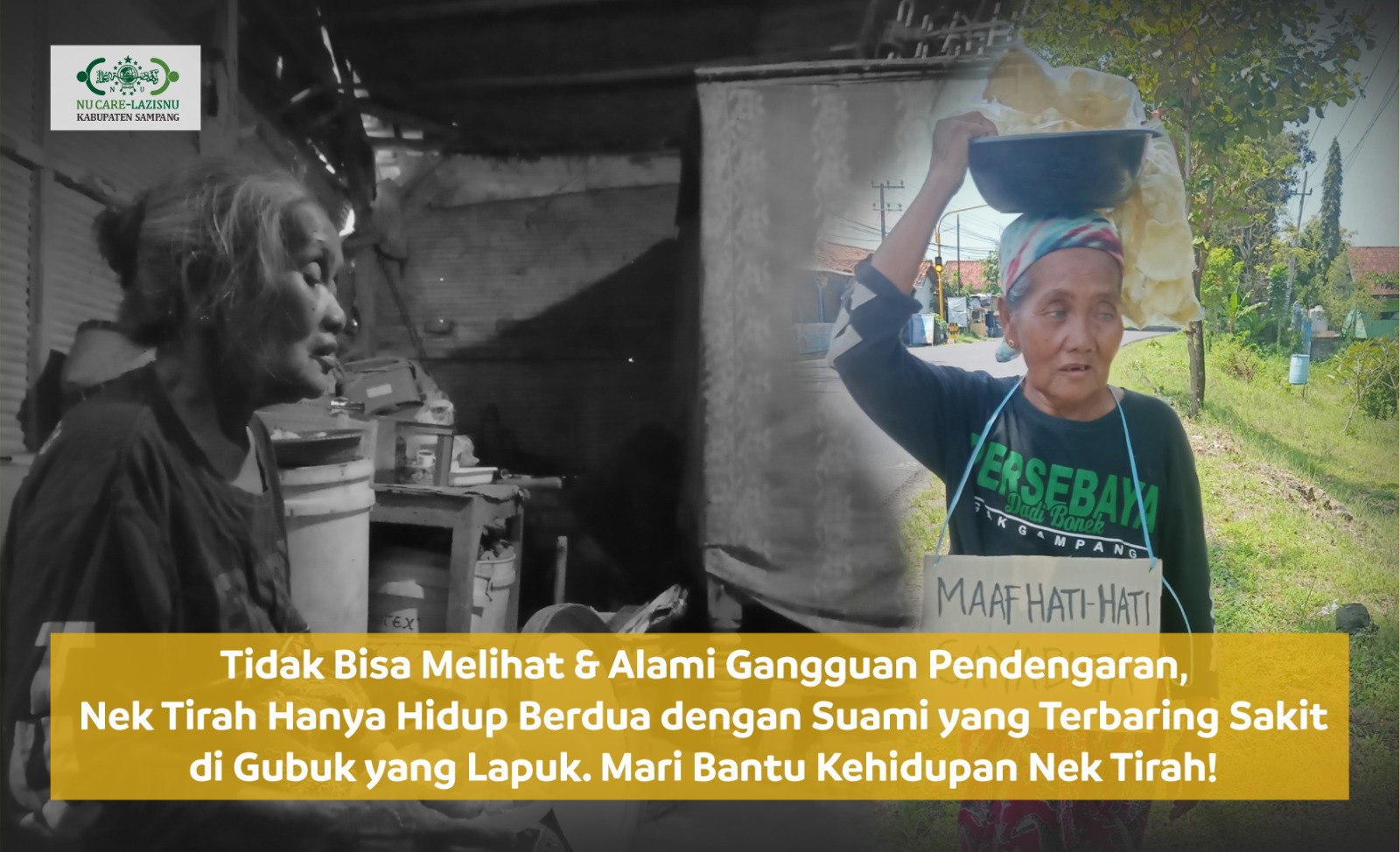 Bantu Nek Tirah Hidup Layak! - NU CARE-LAZISNU